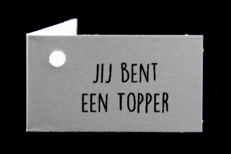 Gelukskaartjes jij bent een topper 10 stuks - Gelukspoppetjes bestellen