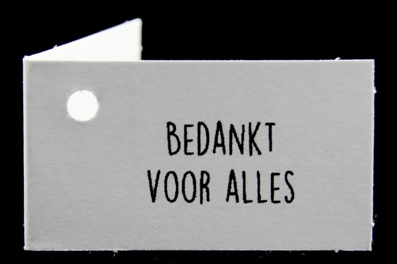 Gelukskaartjes bedankt voor alles 10 stuks - Gelukspoppetjes bestellen